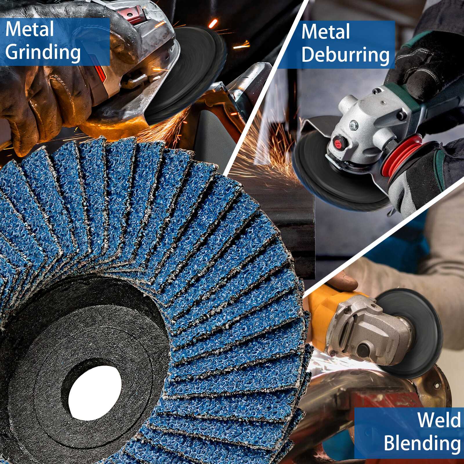 3 Inch Cutting Disc/Flap Disc/Wool Grinding Wheel With Mandrel For ...