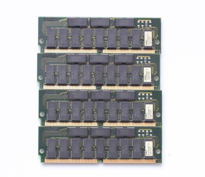 Lot of 4x8MB FPM memory - SIMM 72pin - 32MB - 70ns - TESTED - NO TARIFF ...