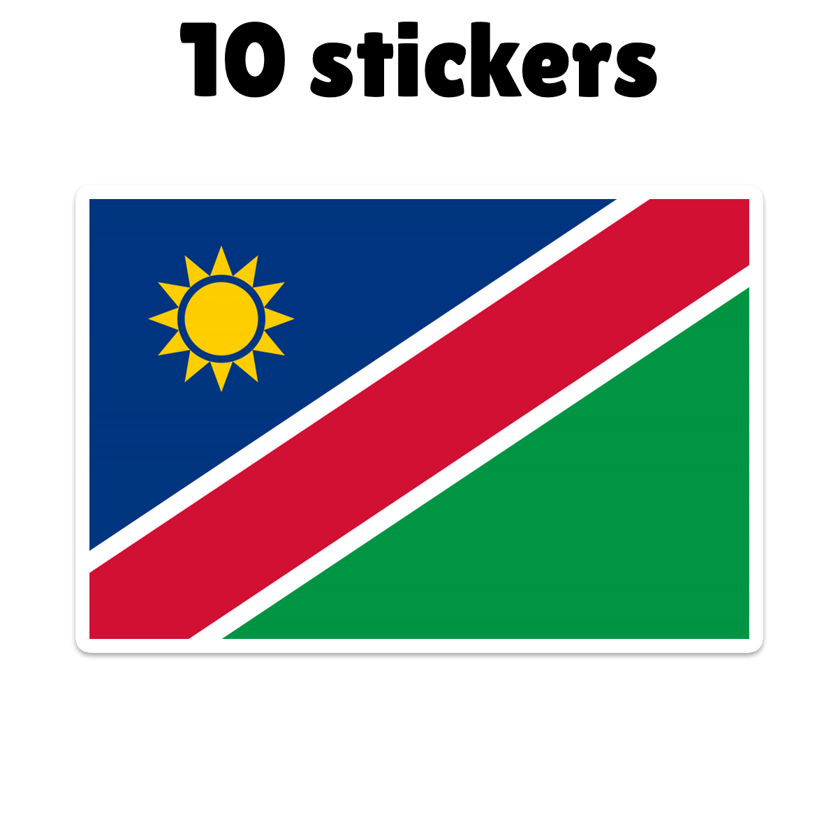 Namibia Flag Sticker Decal Vinyl Fade & Waterproof | eBay