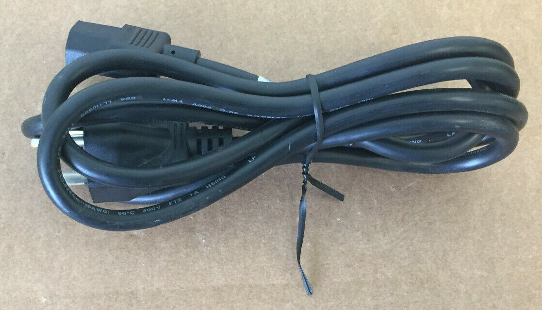 VOLEX 17568-10-C3 POWER CORD 18AWG 10A 250V 6FT BLACK | eBay