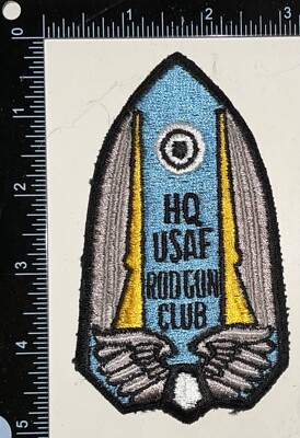 Cold War USAF US Air Force HQ Rod & Gun Club Patch | eBay