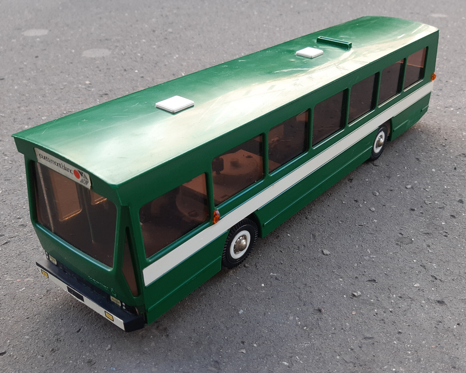 Autobus parisien RATP Berliet électrique en plastique 1/32° MONT-BLANC ...