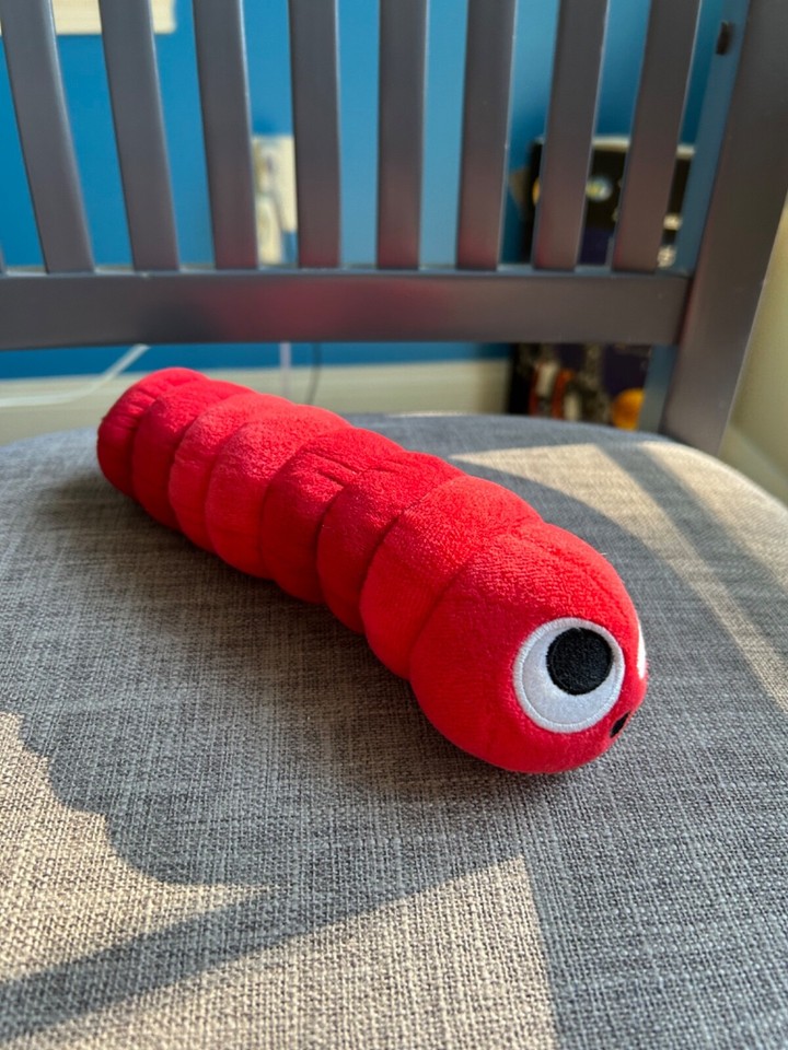 Slither.io Bendable Worm RED - 8" Plush Toy Bonkers | eBay