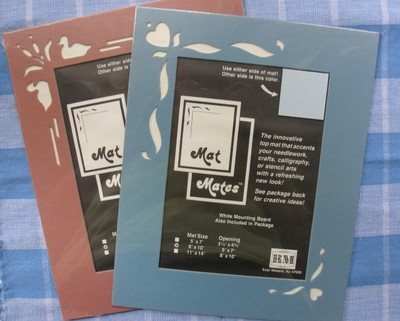 Vintage 8x10 Framing Mats for Embroidery or Cross Stitch - New in ...