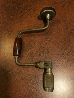 Antique Lakeside Bit Brace Carpenter's Brace Hand Drill c1910-1920 | eBay