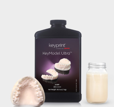 Keyprint KeyModel Ultra for Precise and Accurate Dental Models Ivory ...