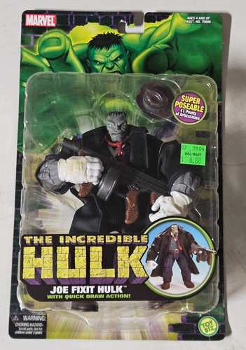 Marvel Joe Fix It Hulk Action Figure New Sealed 2004 Toy Biz Incredible ...