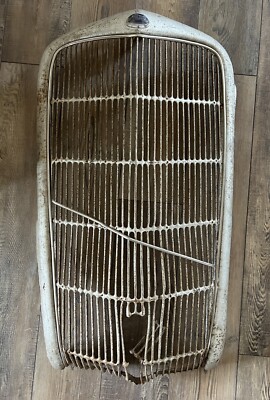 Original 1935 Ford V8 Flathead Radiator Grill Shell/Shroud HOT/RAT ROD ...