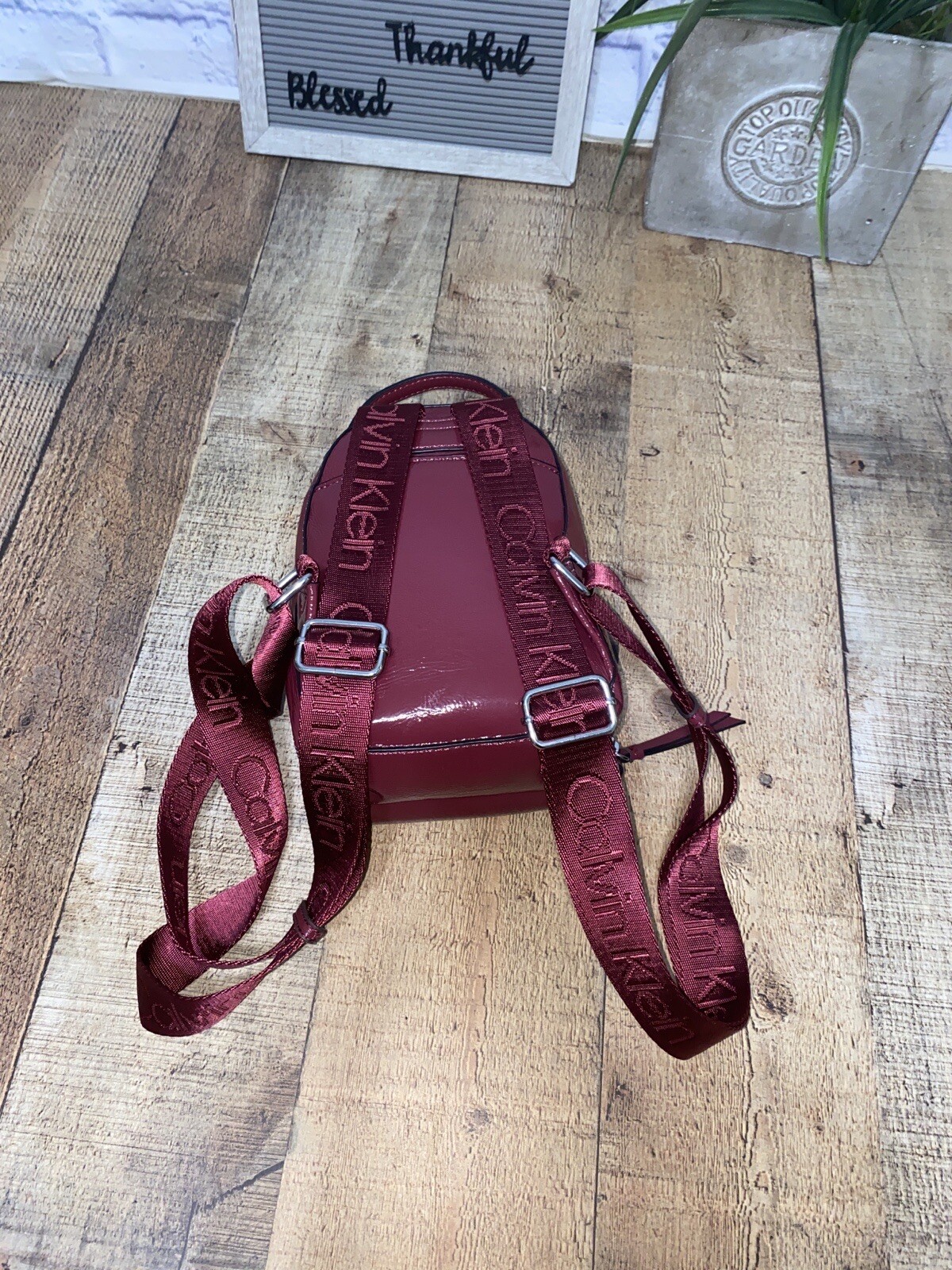 Calvin Klein Astatine Micro Mini Backpack, Bloodstone… - Gem