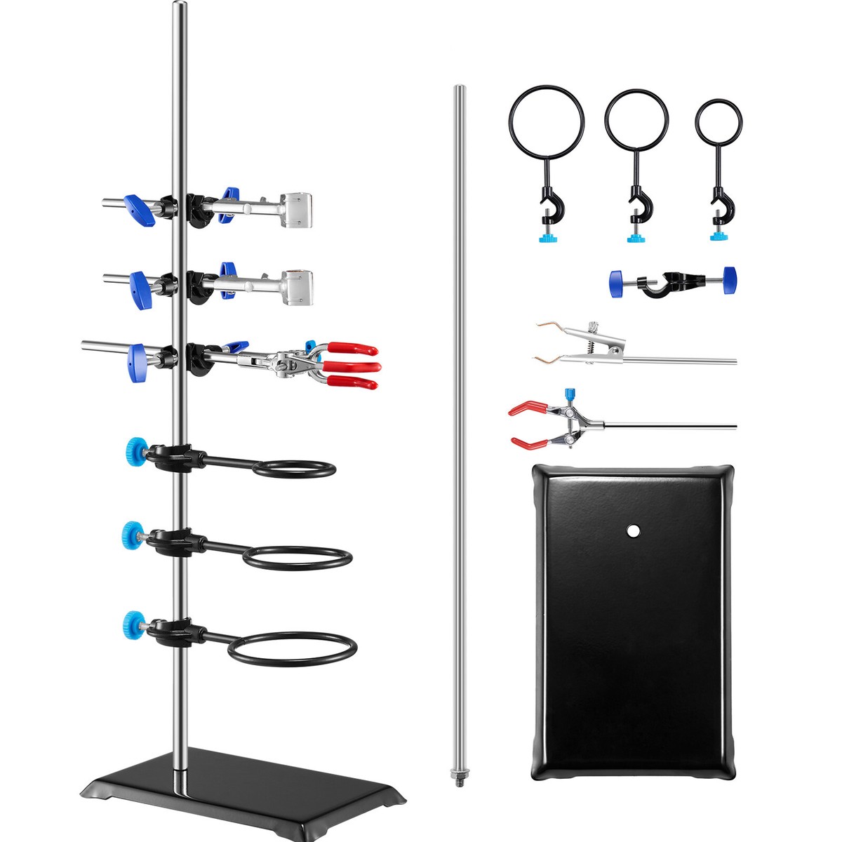 Lab Support Stands Support Stand With Rod | 24 Inch Ring Stand With