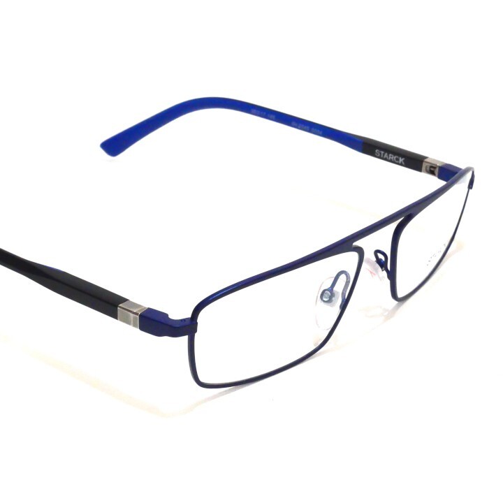 STARCK EYES SH2045 0004 BIOTECH Eyeglass Frame Blue & Black NEW | eBay