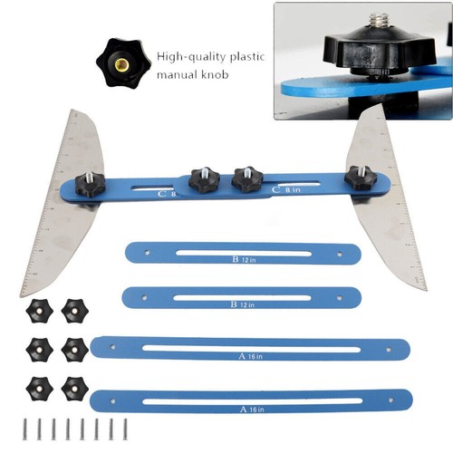 Stair Tread Gauge Template Tool Metal Stair Measuring Tool Stair Jig ...