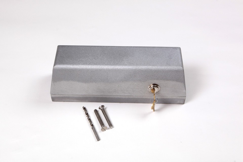 Flagpole Cleat Lock Box Anti-Theft External Halyard Cover Cylinder Lock ...