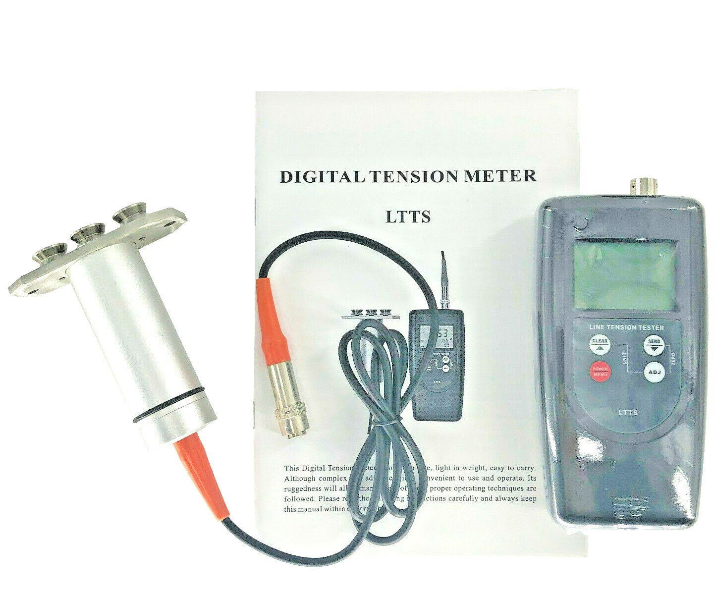 Digital Yarns Tension Meter Tensiometer For Fibers Wires Optical Fibers ...