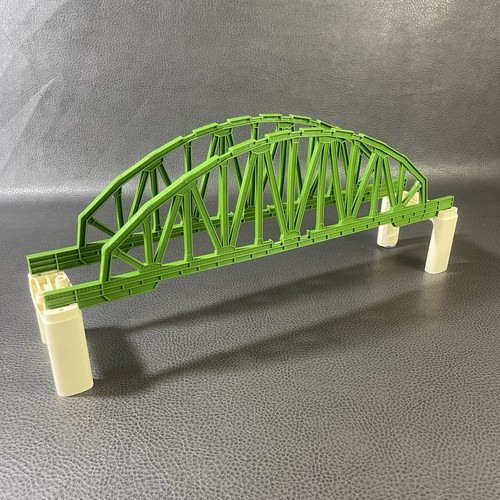 Tomy Trackmaster Rare Green Bridge Plarail Large Iron Bridge Archpier ...