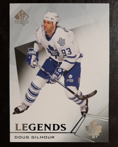 2015 - 2016 SP Authentic Doug Gilmour Legends Maple Leafs #121 Hockey ...