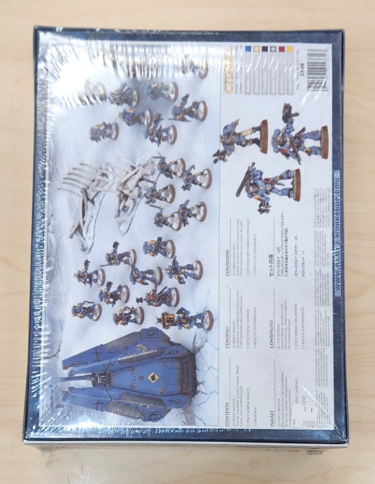 Games Workshop Warhammer 40,000 Space Wolves Battleforce Box Set ...