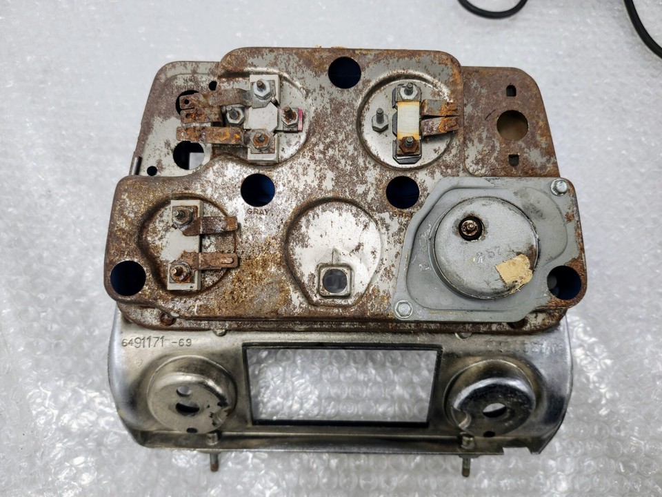 72-74 C3 Corvette Center Console Instrument Gauge Cluster Assembly ...