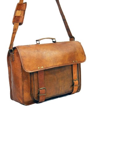 Grain Vintage Genuine Leather Large 15.6 Laptop Case for computer bag ...