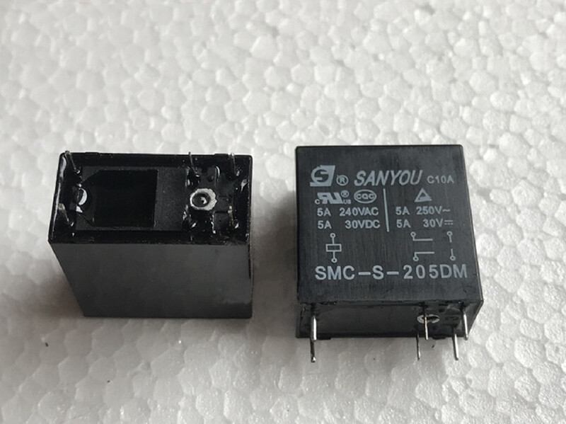 1PC SANYOU SMC-S-205DM 5A Power Relay 6 Pins New | eBay