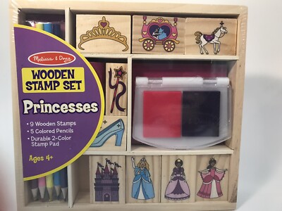 Melissa and Doug Princess Stamp Set NEW SEALED! | eBay