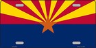 Arizona Small Star Novelty Metal License Plate Tag LP1288 | eBay