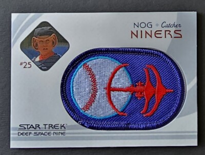 2018 Star Trek Deep Space Nine Heroes And Villains Baseball Patch Nog ...