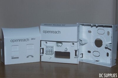 OpenReach BT Master Socket NTE5C MK2 + MK4 + Back Box NEW 2018 Screws ...