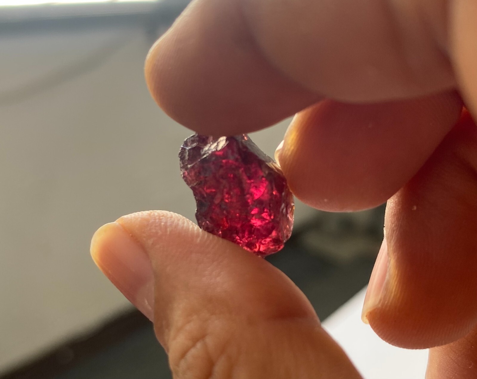 Nice Lot 1,490 cts Natural Violet Colour Rodolite Garnet Rough From ...
