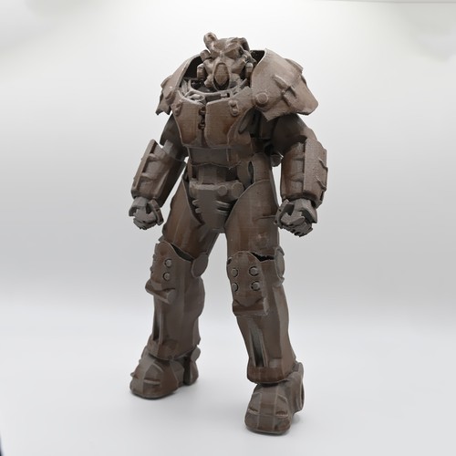 3D Printed X-01 Power Armour Figure Fallout Inspired 22cm Display Model ...