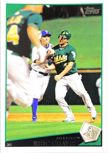 2009 Topps #495 Eric Chavez - Oakland Athletics - Baseball Card | eBay