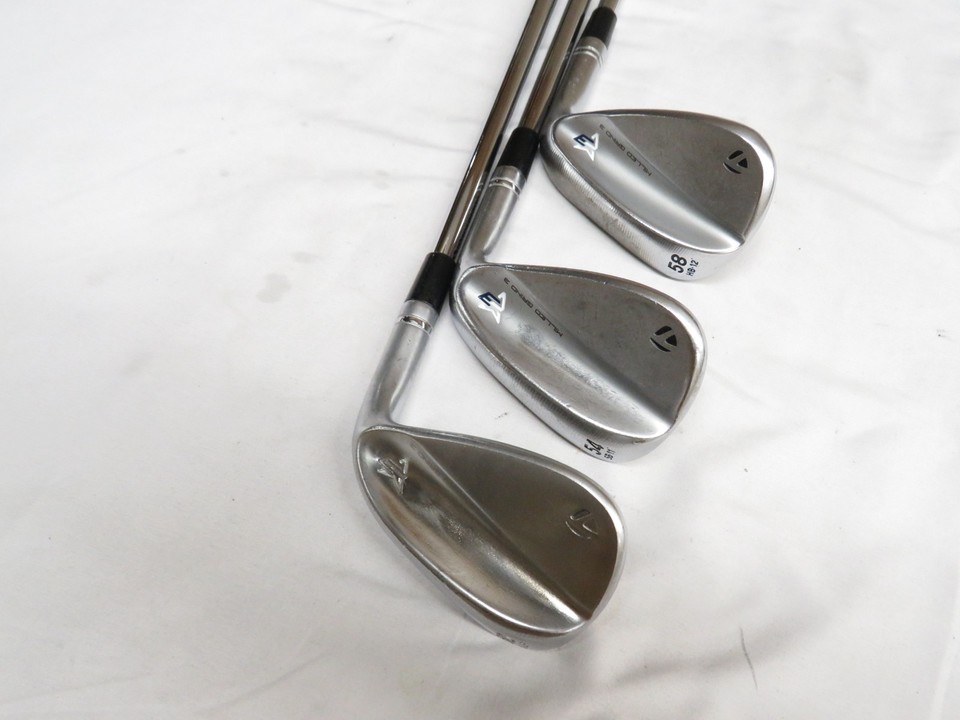 Used TaylorMade Milled Grind 3 MG3 Wedge Set 50+54+58 Project X LZ 6.5 ...