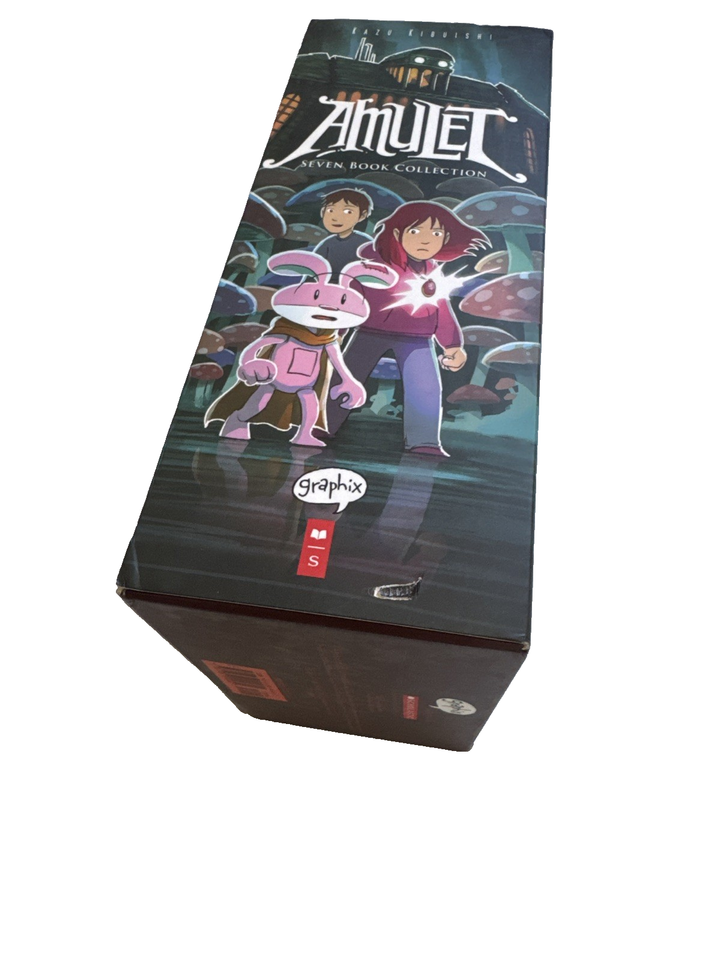 Amulet Series Box Set Slipcase 7 Books Collection Kazu Kibuishi Graphic ...