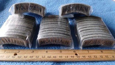 LOT OF 5 BUNDLES OF 20 - ARMY ACU PATCHES - MOUNTAIN TABS NEW SEALED ...