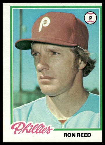 1978 Topps #472 Ron Reed Philadelphia Phillies NM+ | eBay