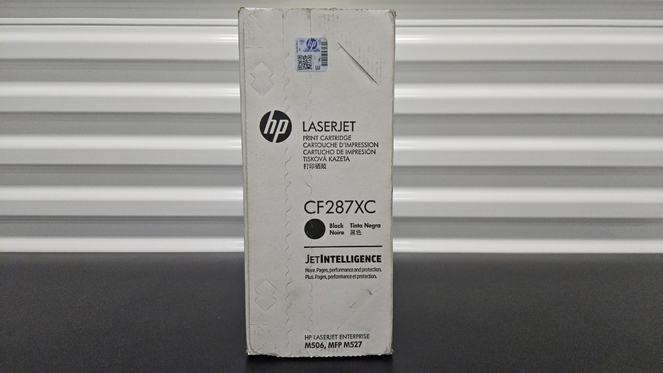 HP CF287XC 87X Black High Yield Contract Toner Cartridge Genuine Sealed ...
