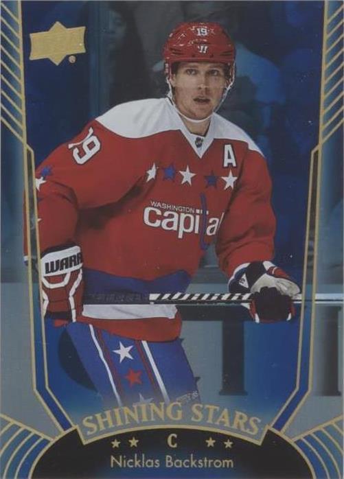 2016-17 Upper Deck - Shining Stars Centers Nicklas Backstrom #SS-27 ...
