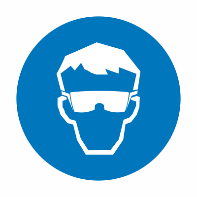 Safety Goggles Sign