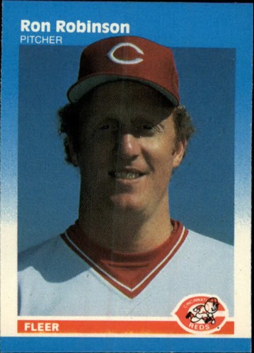 1987 Fleer Mini Baseball Card #93 Ron Robinson | eBay