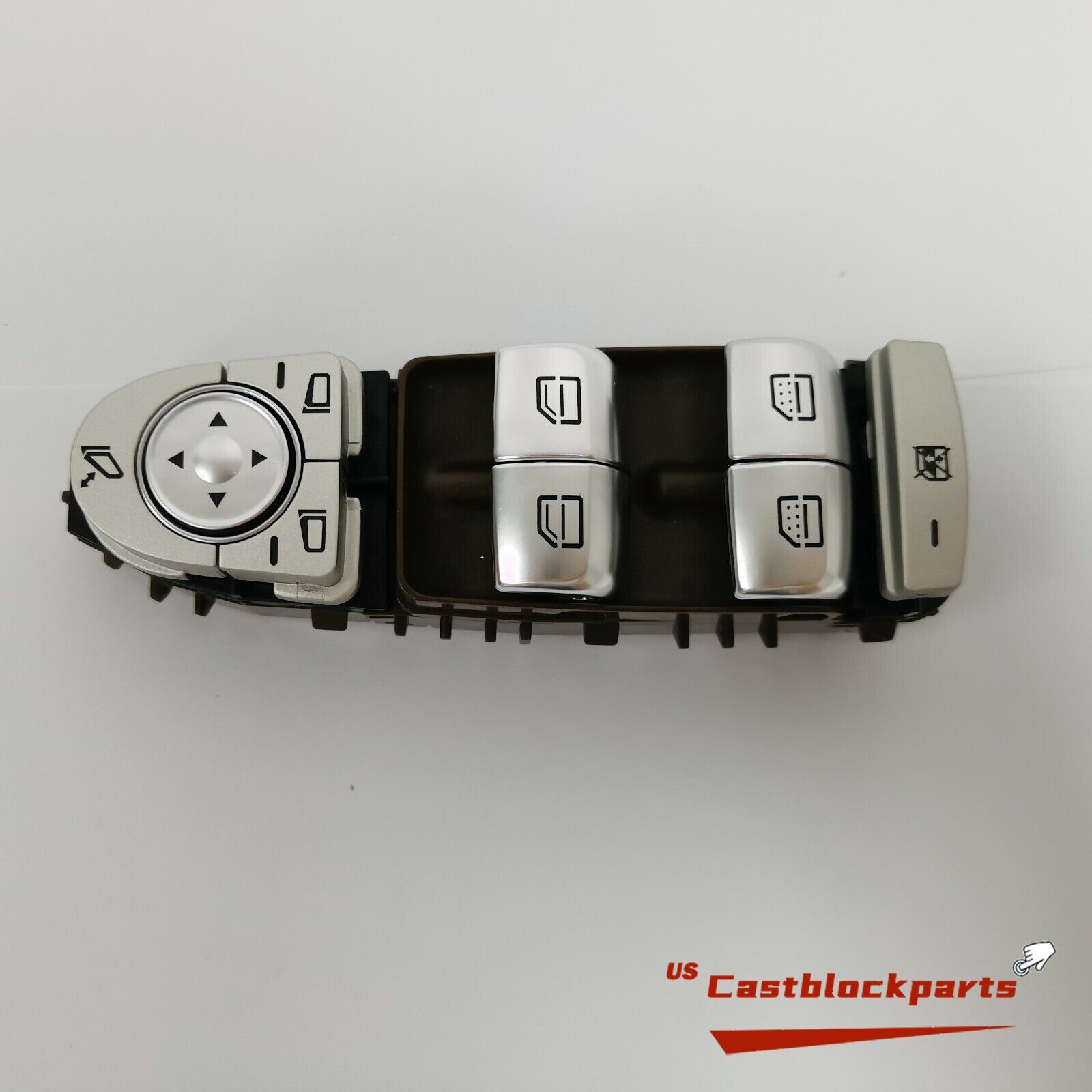 For Mercedes E-Class W213 W222 Power Window Switch Left Front Brown ...