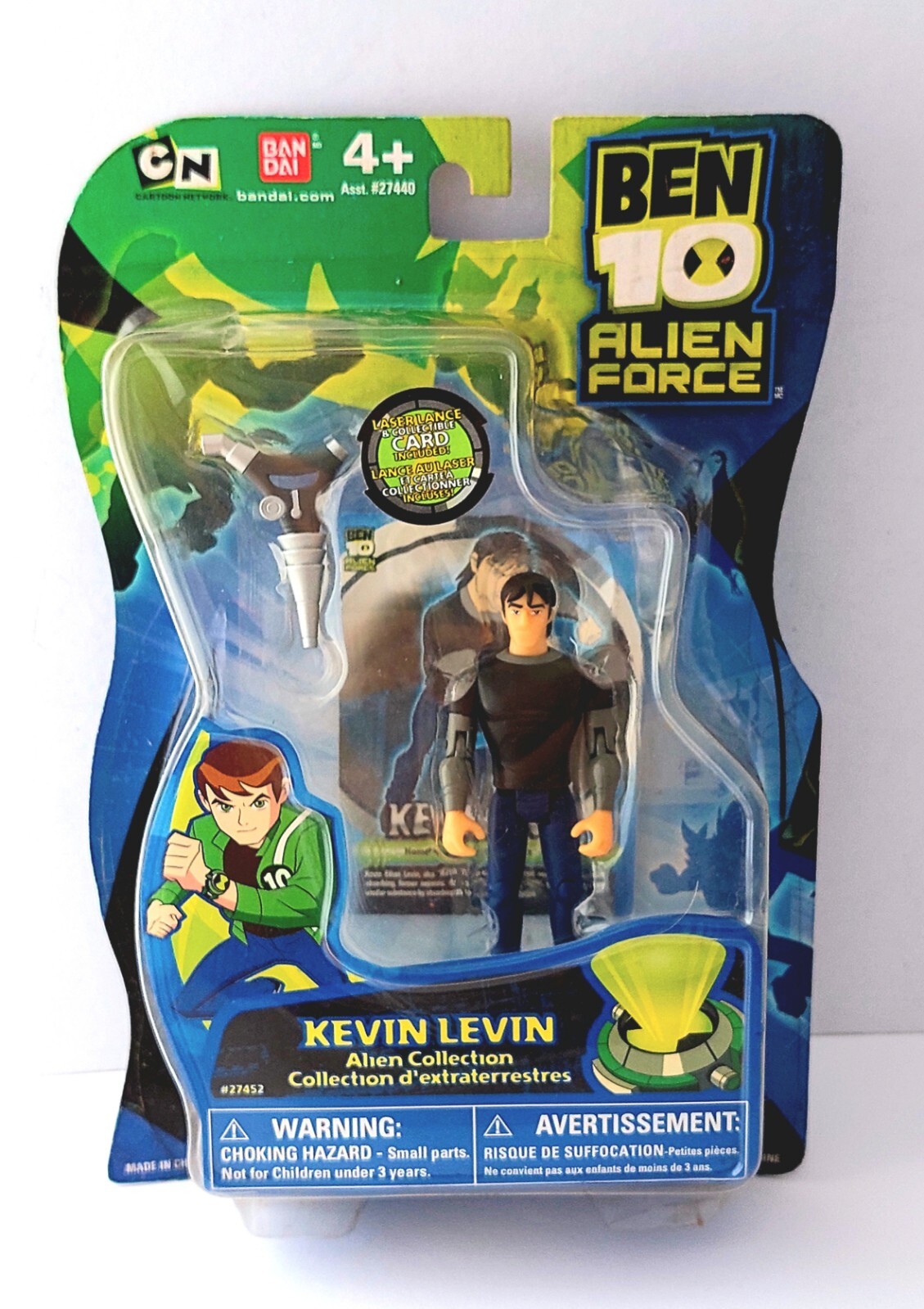 Bandai Ben 10 Alien Force 4" Kevin Levin Alien Collection 2009 Cartoon ...