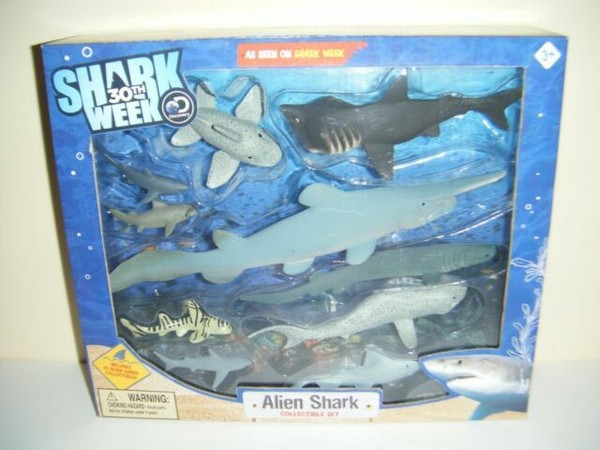 Shark Week 30th Anniversary Alien Shark Collectible Set for sale online ...