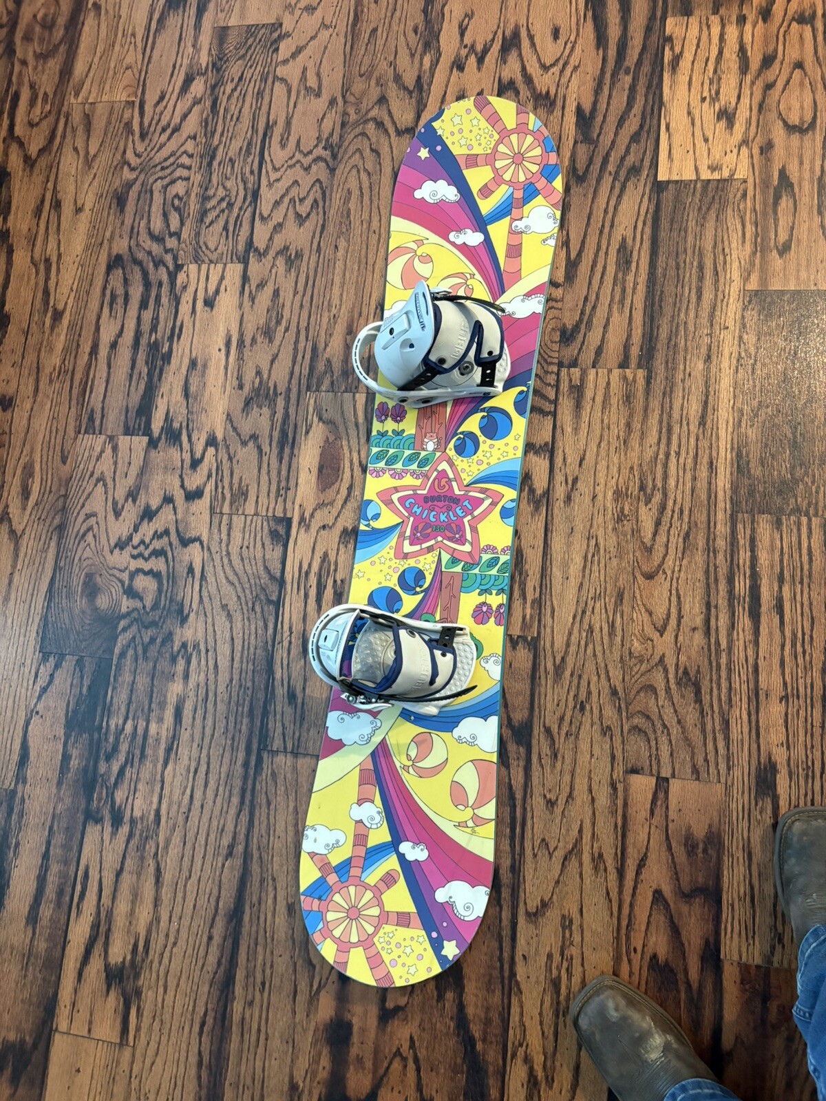 Burton Chicklet Kids Snowboard - 130 cm With Grom Bindings | eBay