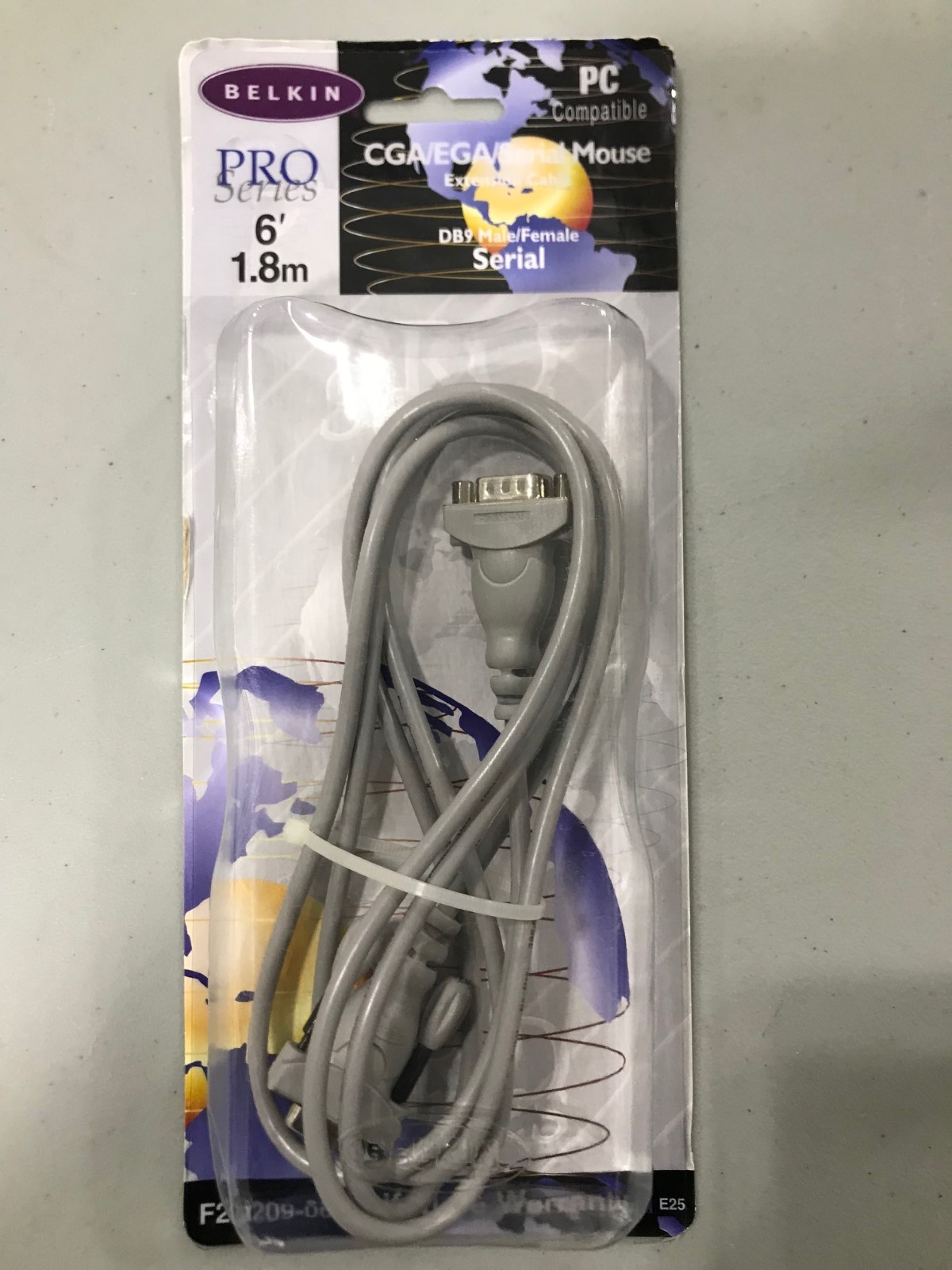 LOT OF 25 Belkin PRO CGA/EGA/Serial mouse Extension Cable DB9 Male ...