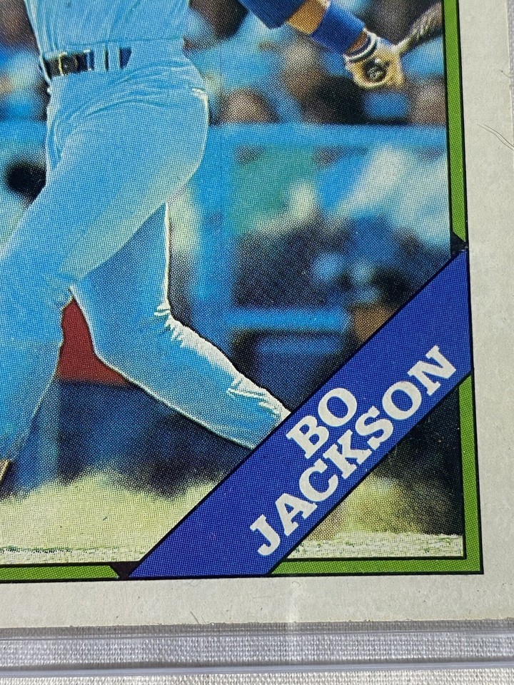 1988 Topps-#750 Bo Jackson Error card-Royals misprint error card- Rare ...
