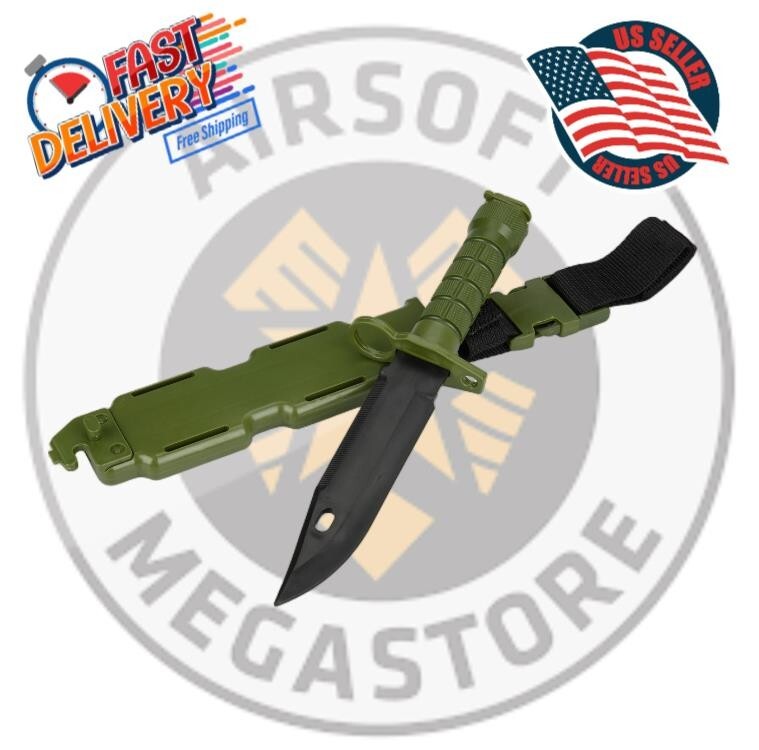Lancer Tactical Rubber Military Bayonet Knife Airsoft Training for sale ...