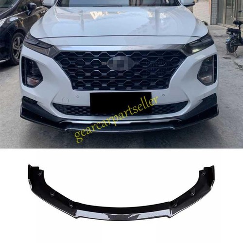 2019-2020 Hyundai Santa Fe Carbon Fiber Front Bumper Lip Spoiler ...