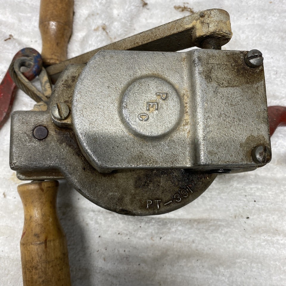 PEC HOIST WINCH MODEL H-4001 Crosby Laughlin 5/16 hook | eBay