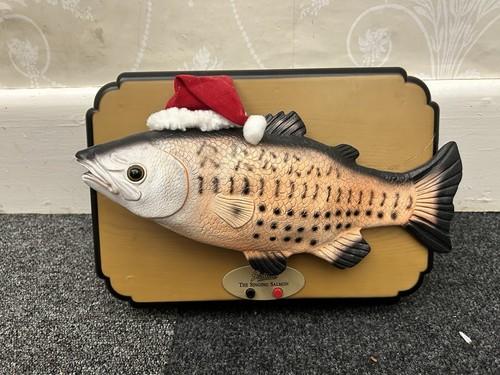 Christmas Sammy The Singing Salmon Singing Fish Like Billy Bass Fully ...