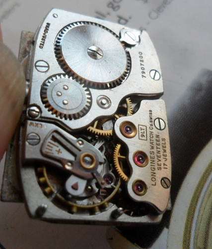 Vintage 1950 Men's Longines Swiss 17 Jewel Watch 9LT Movement & Dial 4 ...